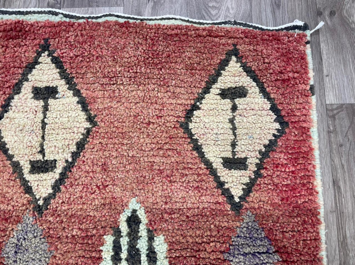 Morocco Berber Area Rug, Unique Soft Custom Runner, Hallway Indoor ...