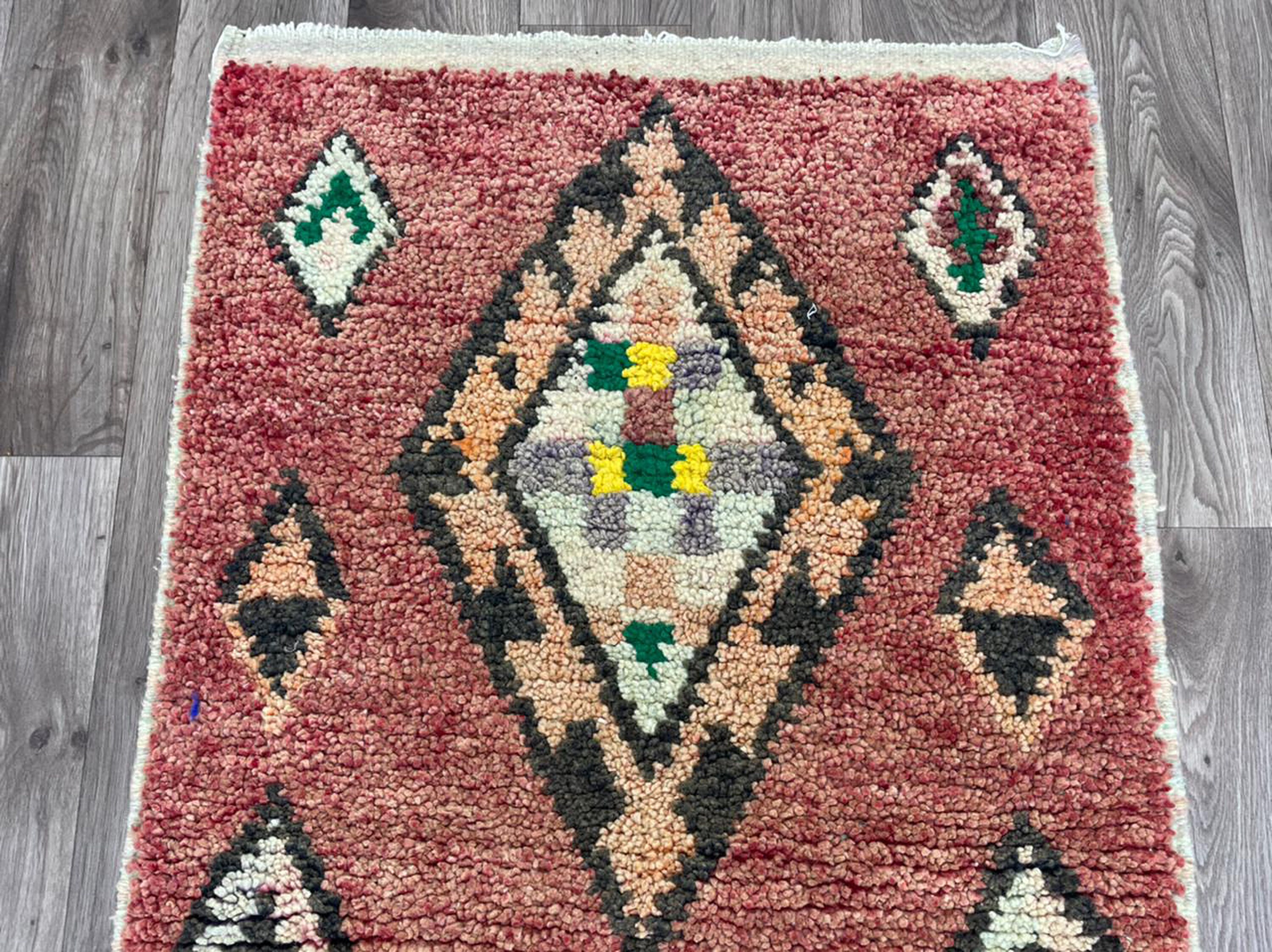 Morocco Berber Area Rug, Unique Soft Custom Runner, Hallway Indoor ...