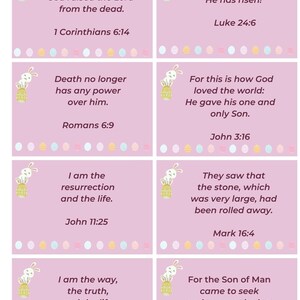 Easter Printable, Bible Verses for Easter, Bible Verses to Encourage ...