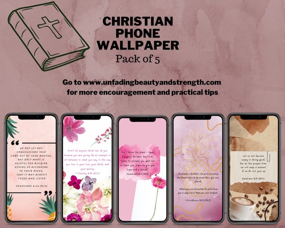 Christian Phone Wallpaper Bible Verse Phone Wallpaper - Etsy