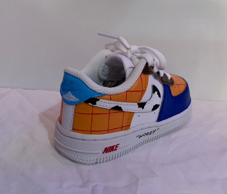 Custom Nike Air Force 1 Hand Painted Sneakers Toy Story Personalized ...