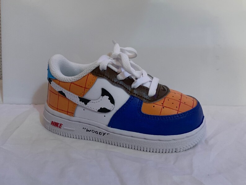 Custom Nike Air Force 1 Hand Painted Sneakers Toy Story Personalized ...