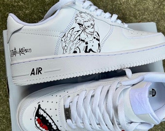 Custom Nike Air Force 1 Hand Painted Sneakers Elmo - Etsy