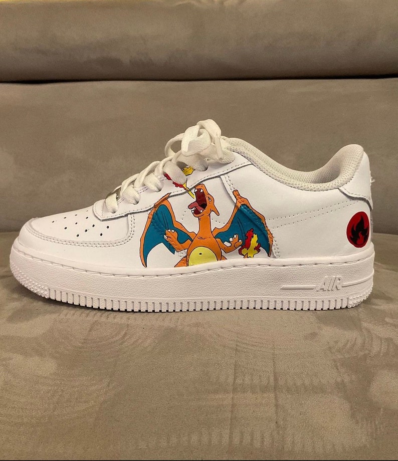 Custom Nike Air Force 1 | Hand Painted Sneakers | Pokémon | Pokémon ...