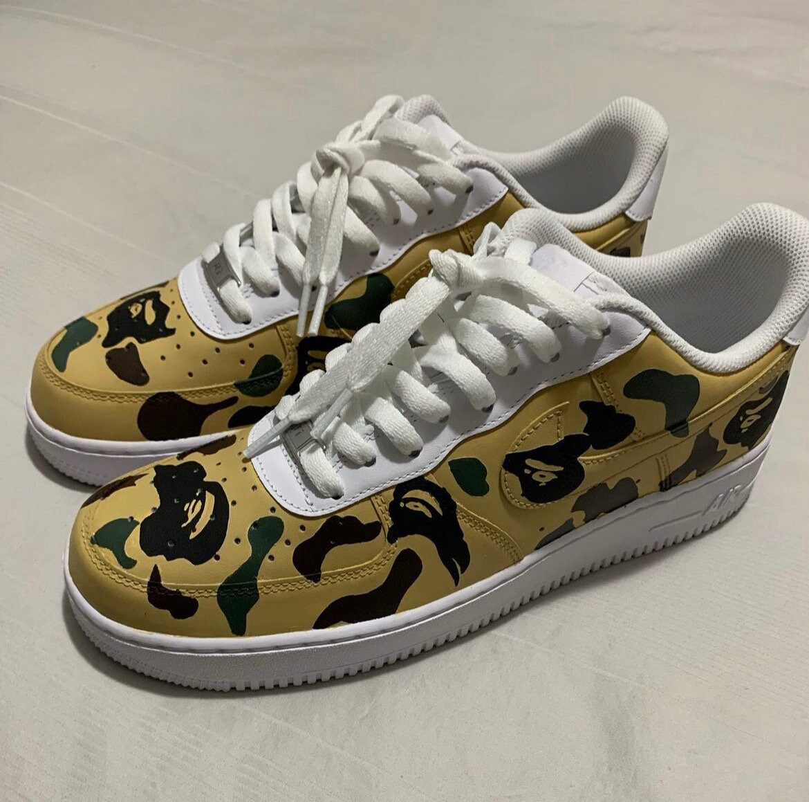 Custom Nike Air Force 1 Hand Painted Sneakers AF1 Designer Fashion ...
