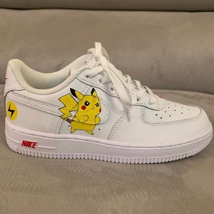 Custom Nike Air Force 1 | Hand Painted Sneakers | Pokémon | Pokémon ...