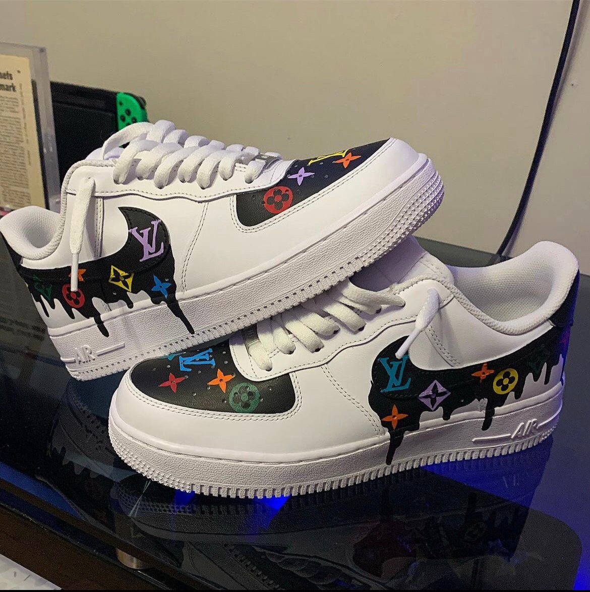 Custom Nike Air Force 1 Hand Painted Sneakers AF1 Designer Fashion ...