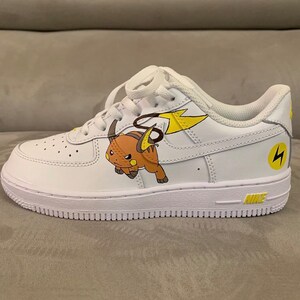 Custom Nike Air Force 1 | Hand Painted Sneakers | Pokémon | Pokémon ...