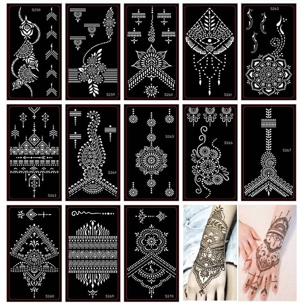 Learn Henna Art Mehndi Designs Step by Step Guide Digital Printable ...
