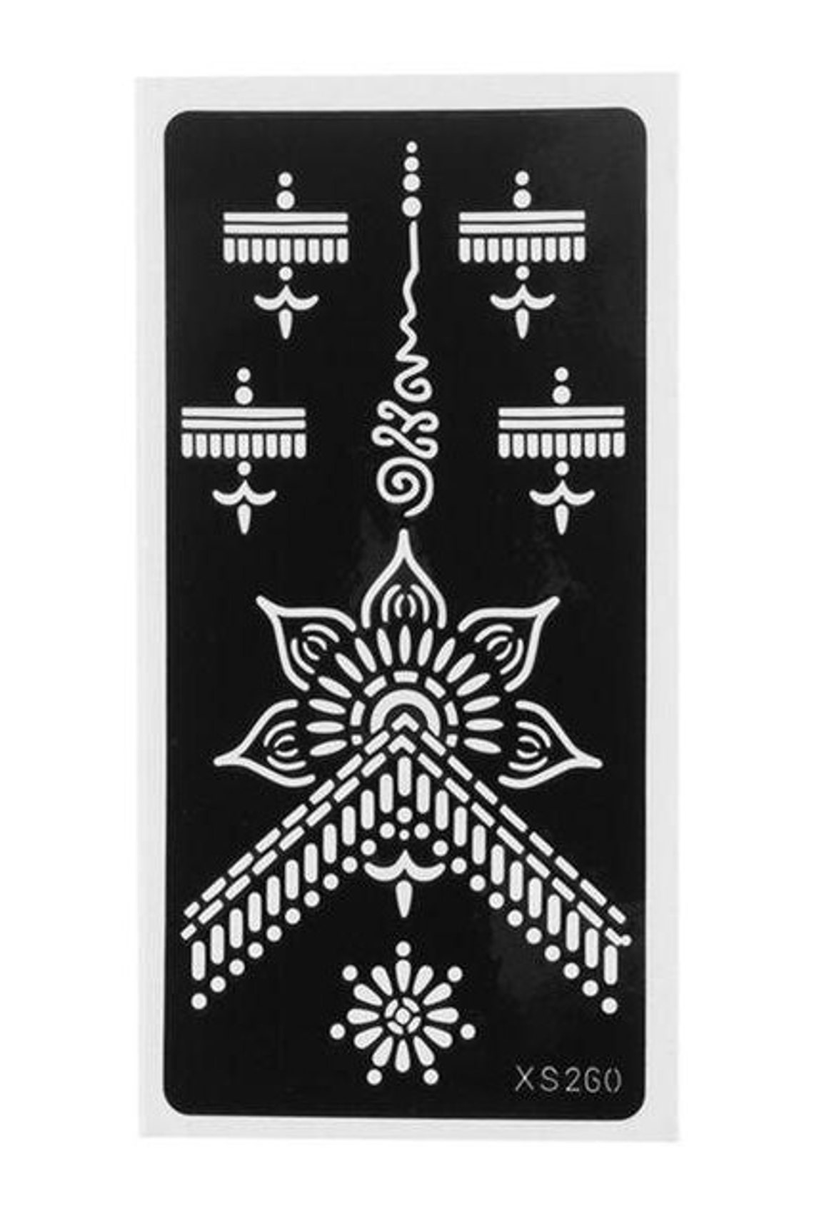 Henna Tattoo Stencils Reusable Self Adhesive Temporary Hand - Etsy UK