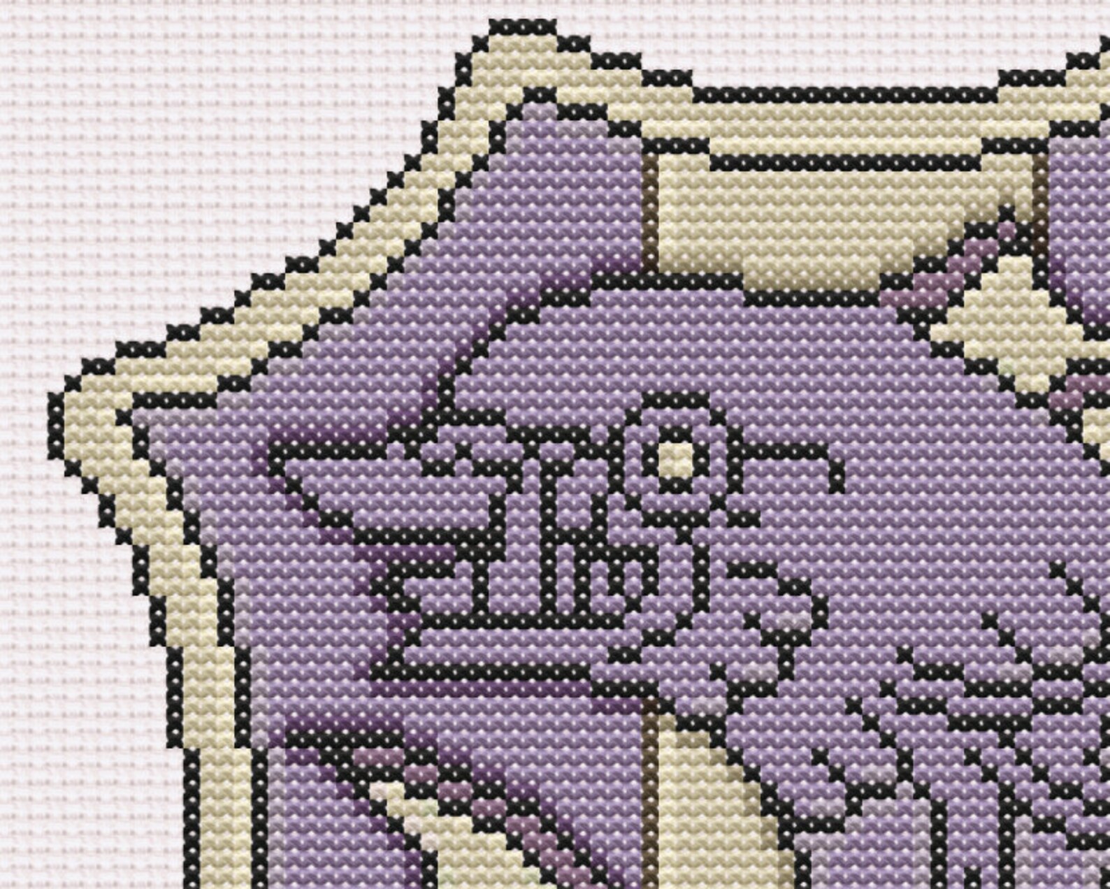 Purple Orcas Squad Logo: Cross Stitch Pattern PDF Digital Download ...