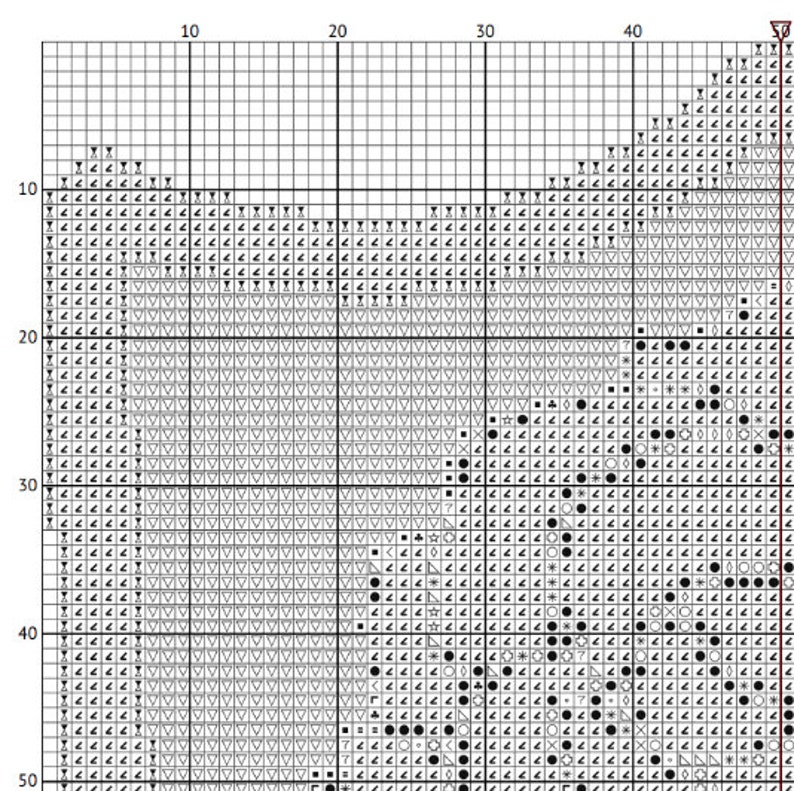 Blue Rose Squad Logo: Cross Stitch Pattern PDF Digital | Etsy