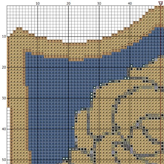 Blue Rose Squad Logo: Cross Stitch Pattern PDF Digital Download - Etsy