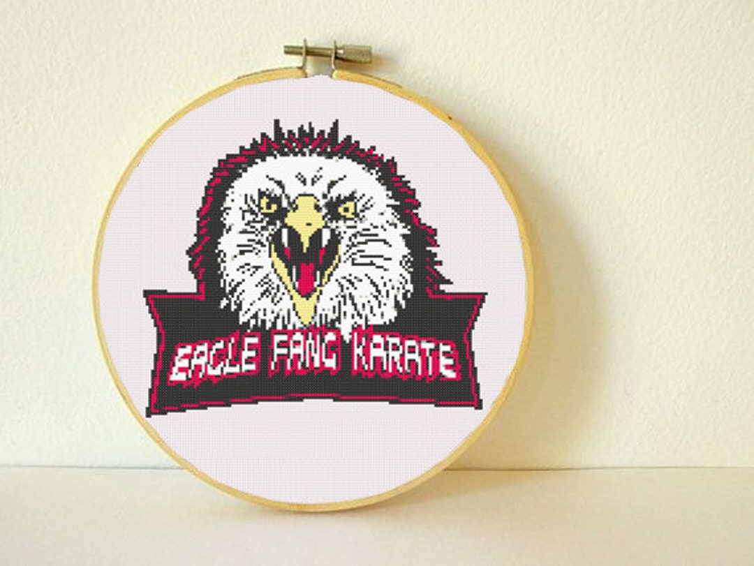 Eagle Fang Karate Logo: Cross Stitch Pattern PDF Digital Download - Etsy