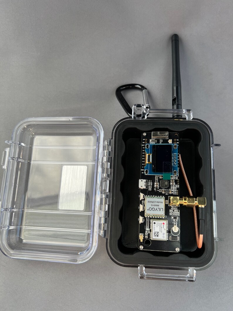 Meshtastic TTGO T-beam Board V1.2 18650 Battery Powered GPS & Lora Mesh ...