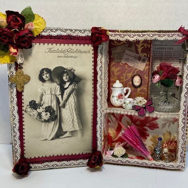 Vintage Shadow Box - Etsy