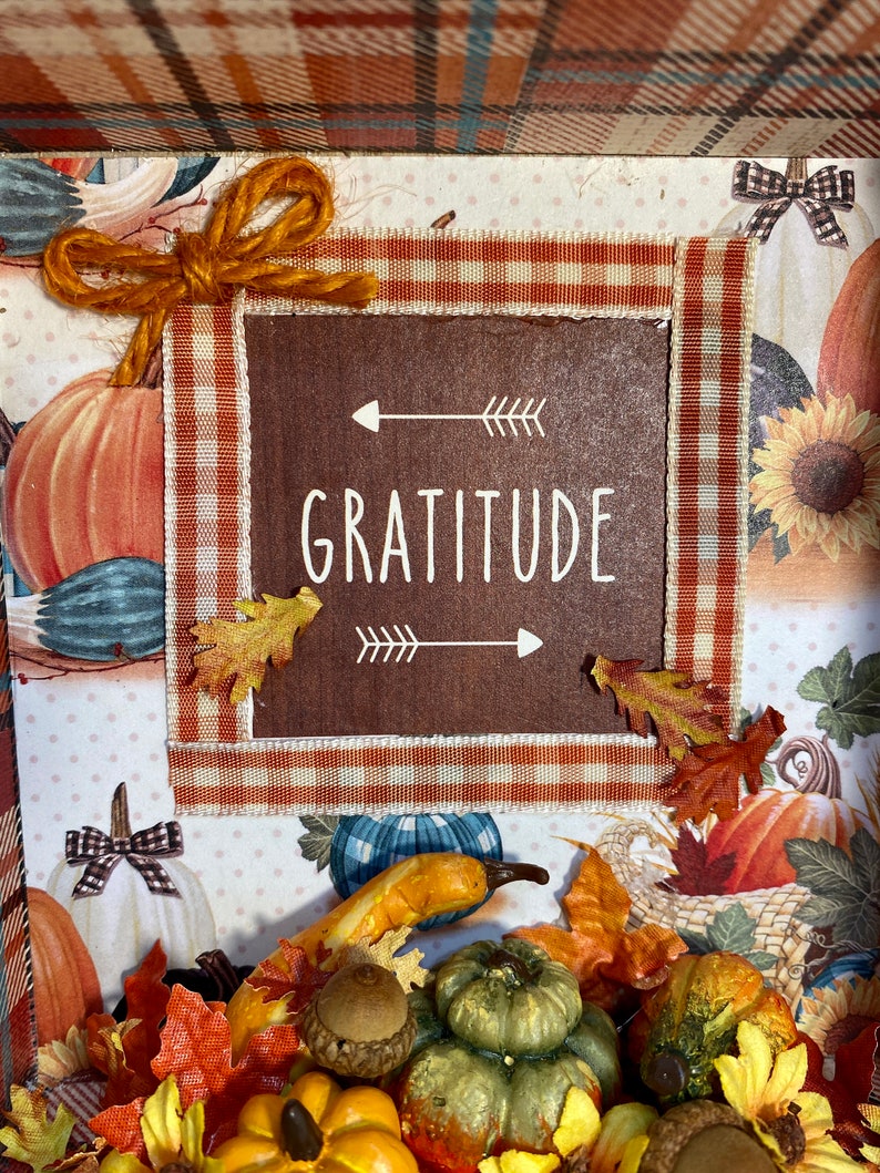 Autumn Diorama Fall Shadow Box Leaves Thanksgiving - Etsy