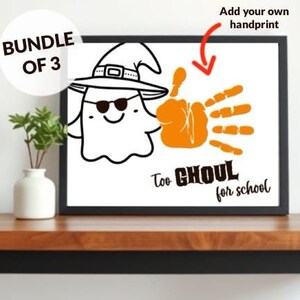 Halloween Handprint Art for Toddler Handprint Art for Kids Handprint ...