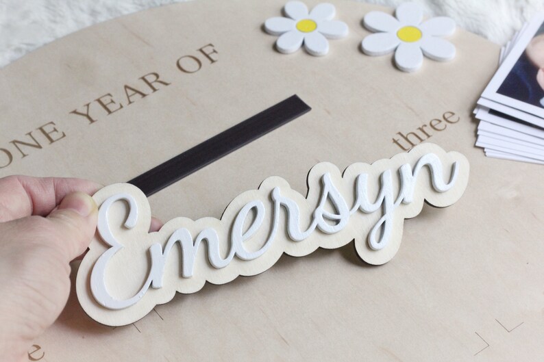 Daisy Birthday Decor Baby Board Milestone Board Baby Birthday - Etsy