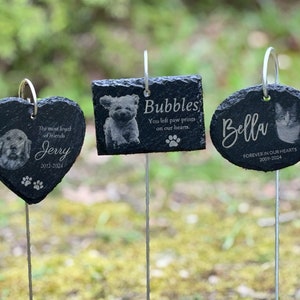 Pet Memorial Garden Stone Personalized Pet Memorial Gift Dog Memorial ...