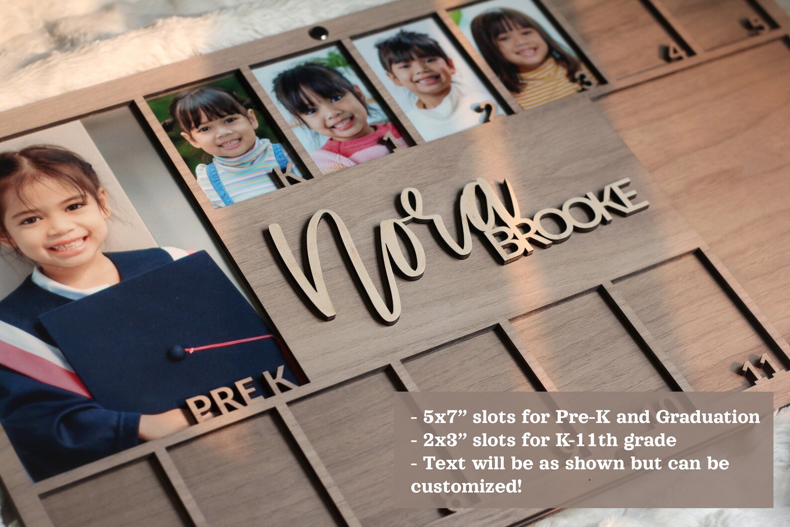 School Years Photo Frame School Picture Frame Kindergarten to - Etsy