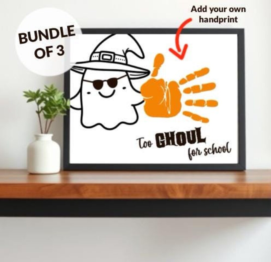 Halloween Handprint Art for Toddler Handprint Art for Kids Handprint ...