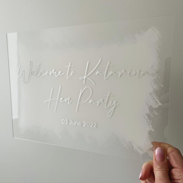 Hen Party Welcome Sign - Etsy UK
