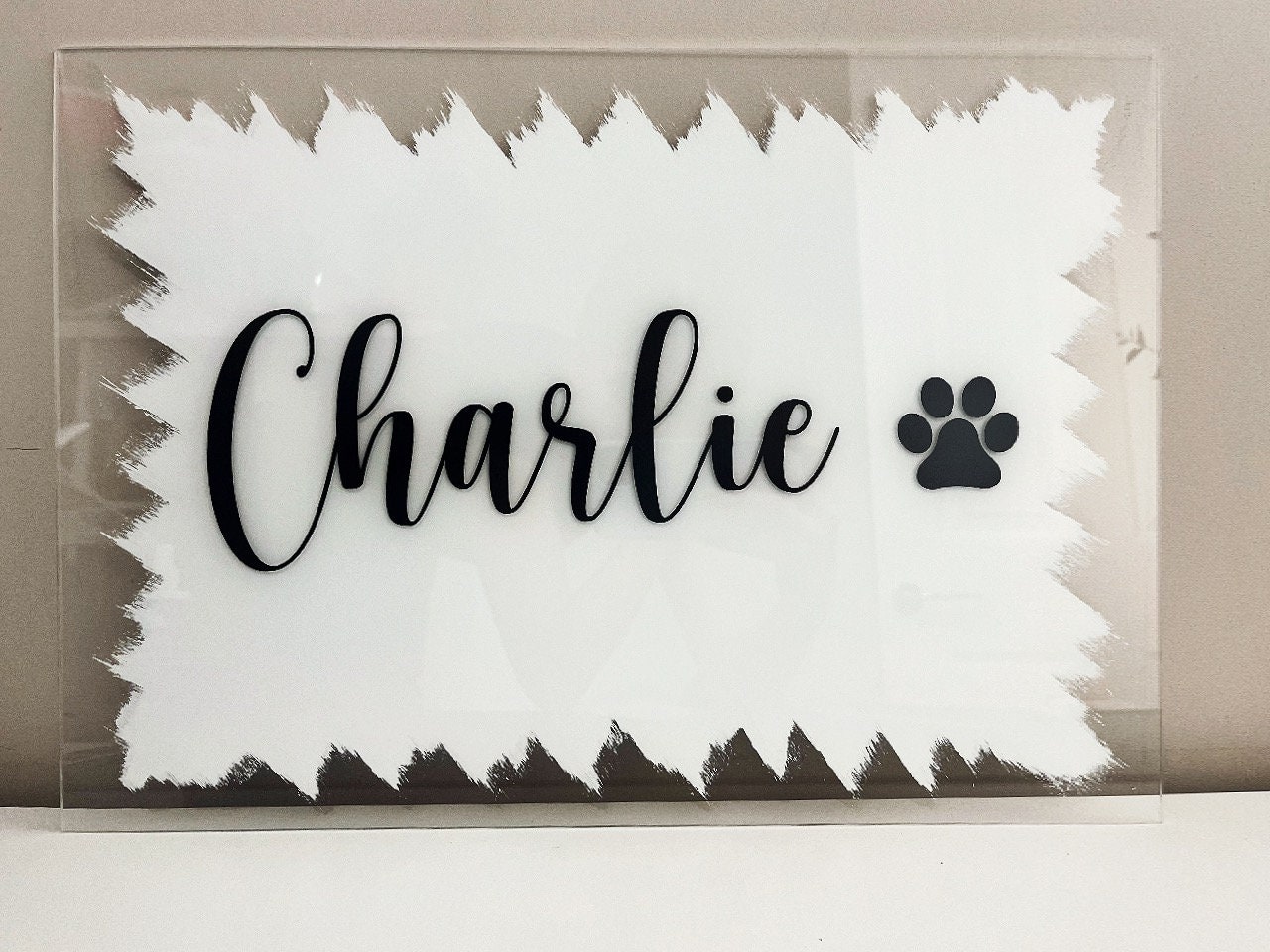 Personalised Pet Bowl Splashback Pet Signs Dog Gift Cat Gift Pet ...
