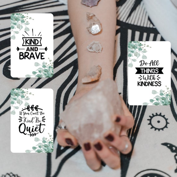 Kindness Printable Cards Digital Cards With Kind Quotes - Etsy