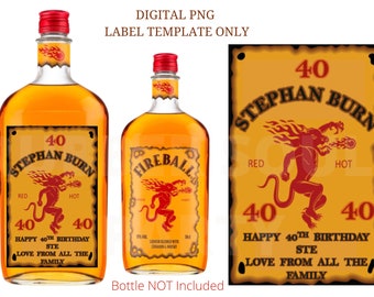 Wedding Fireball Label - Etsy