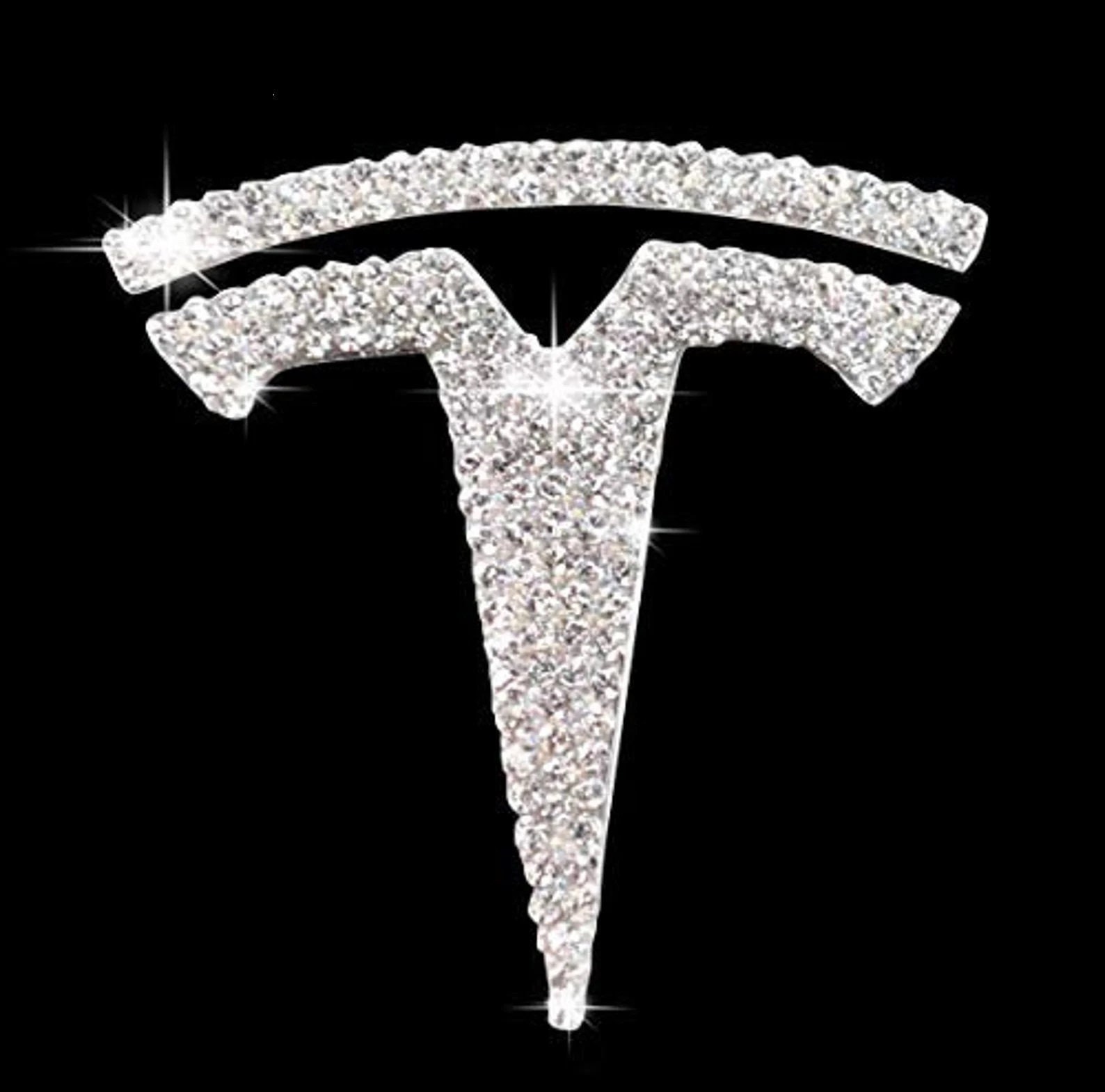 Crystal Diamond Bling Decal Tesla Model 3 Steering Wheel, Frunk, Trunk ...