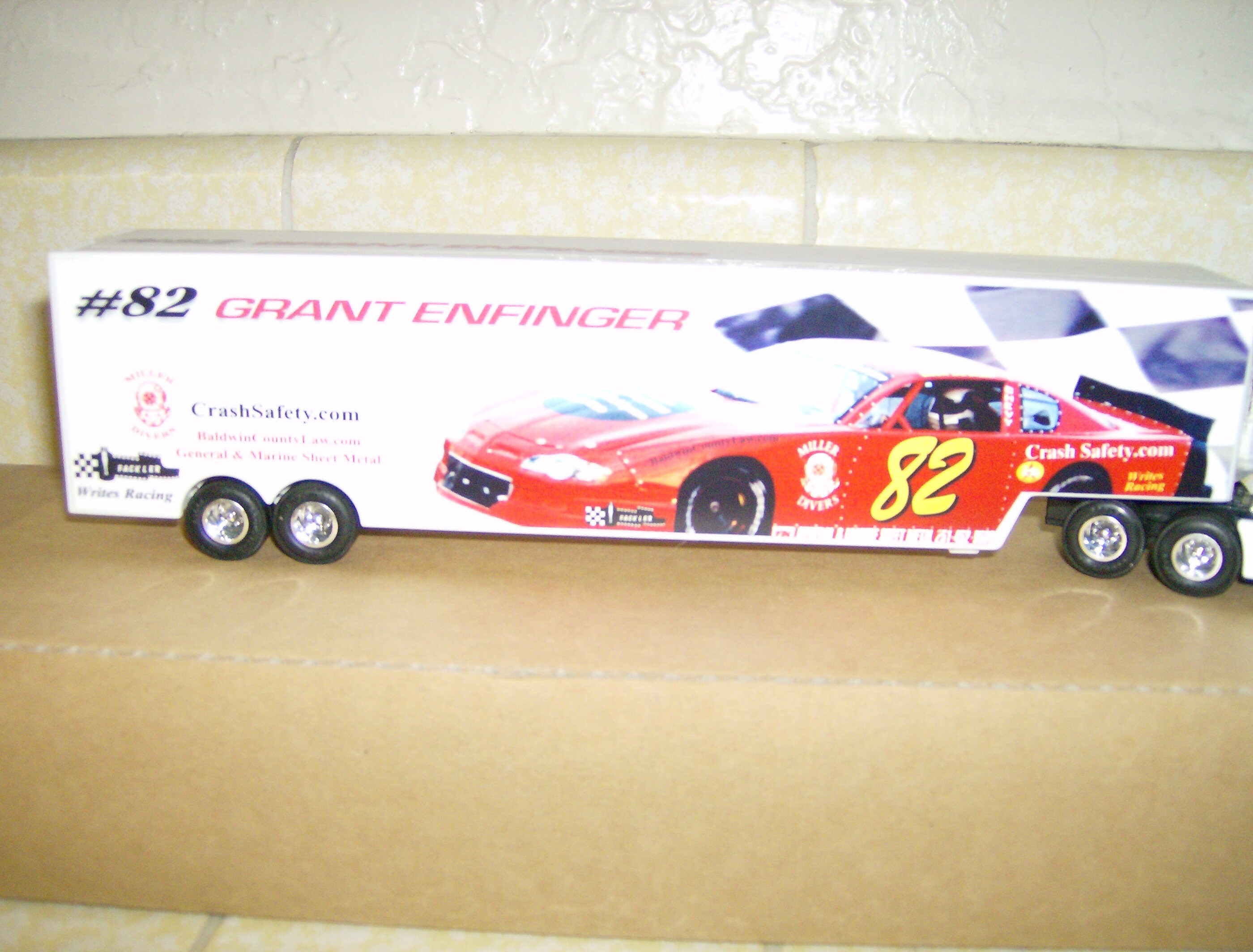 Customized 1/64th Scale Tractor Trailers Add Your Own Team - Etsy