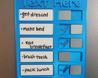 Dry Erase Checklist - Etsy