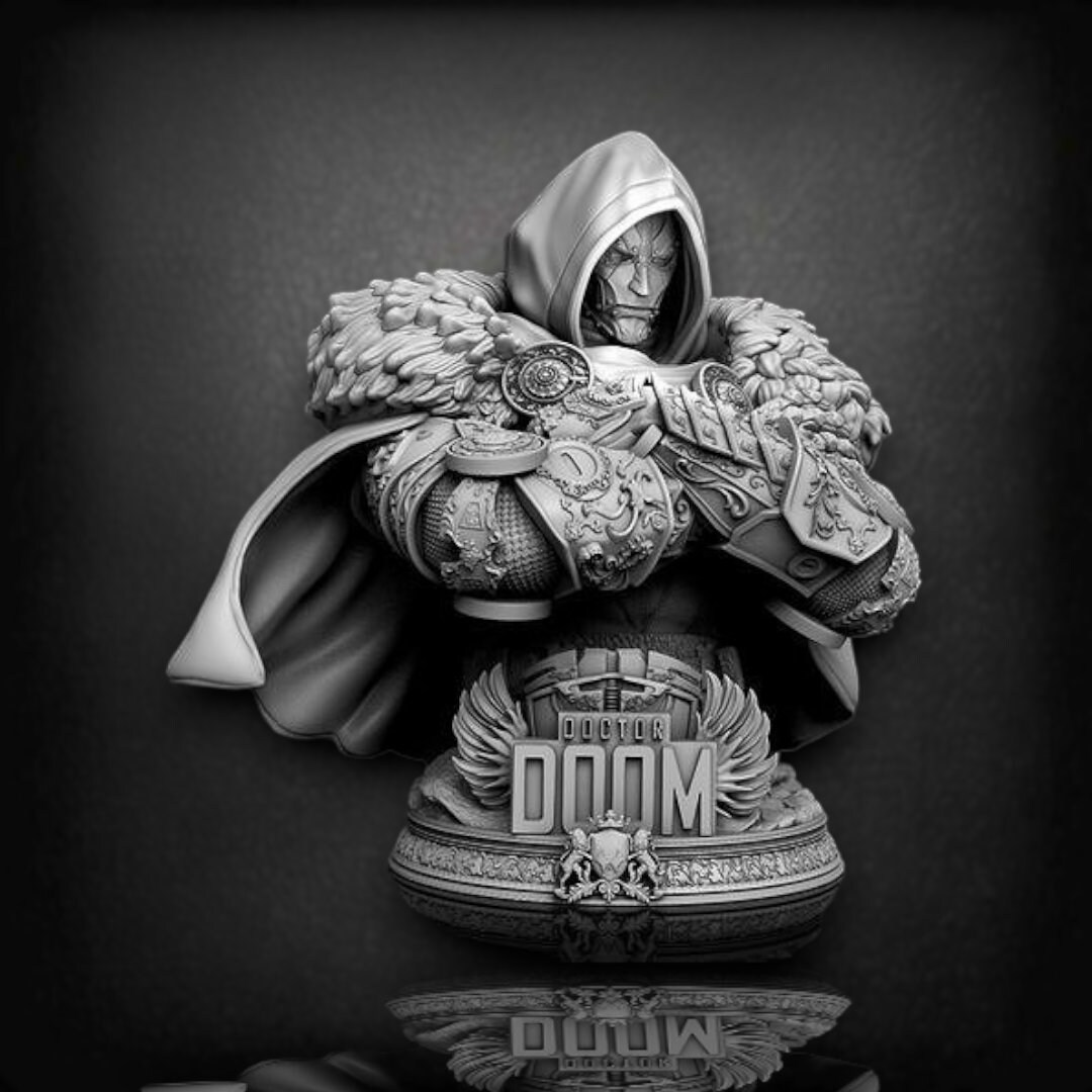 Dr. Doom Resin 3D Print Physical Model - Etsy