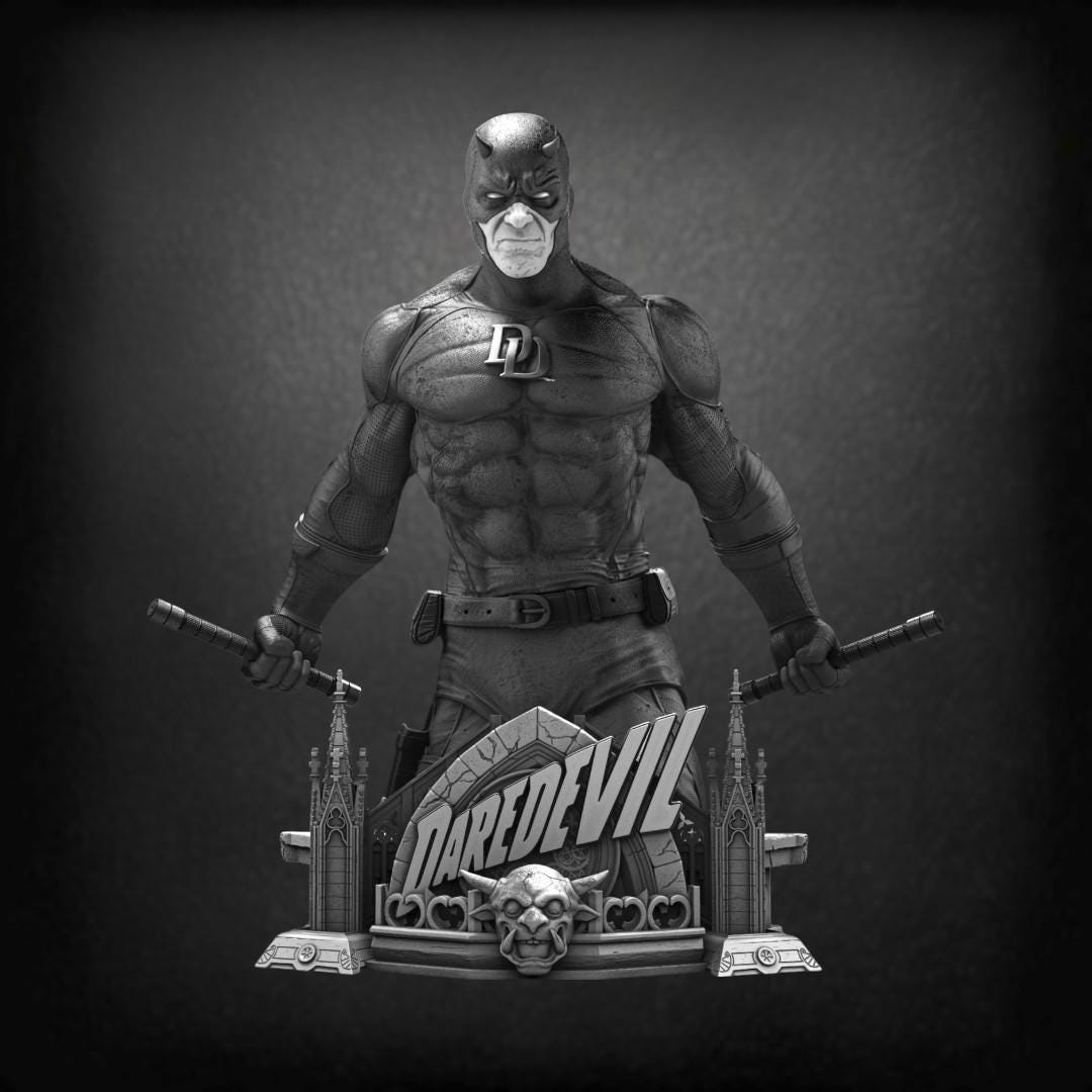 Buy Daredevil - Resin 3D Print - Comic - Physical Model Online in India ...