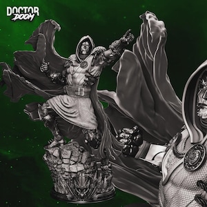 Dr. Doom - Charge - Resin 3D Print - Physical Model - Etsy