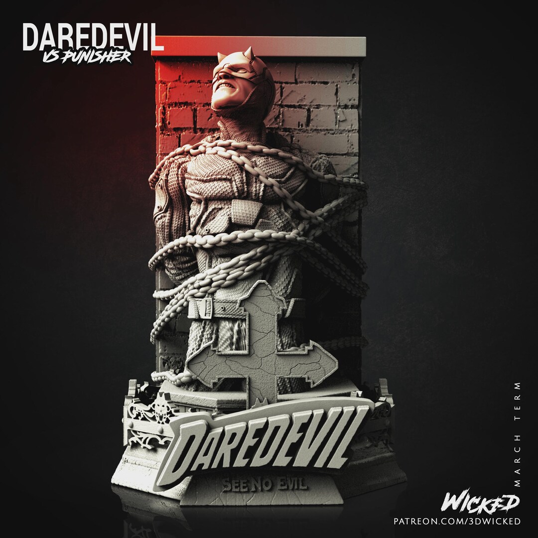 Daredevil - Resin 3D Print - Physical Model - Etsy