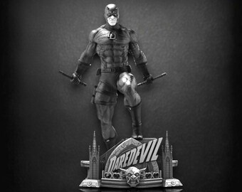 Daredevil, Statue, 3d Print, Resin Printed, 3d Printing Service ...