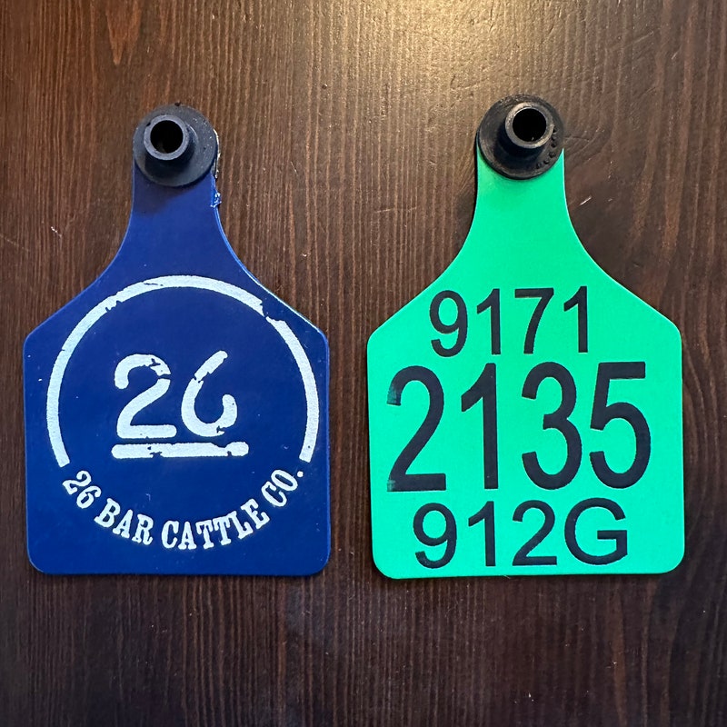 Cattle Tag Svg - Etsy