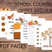 School Counselor Autumn Fall Office Decor Collection, School Office Art ...