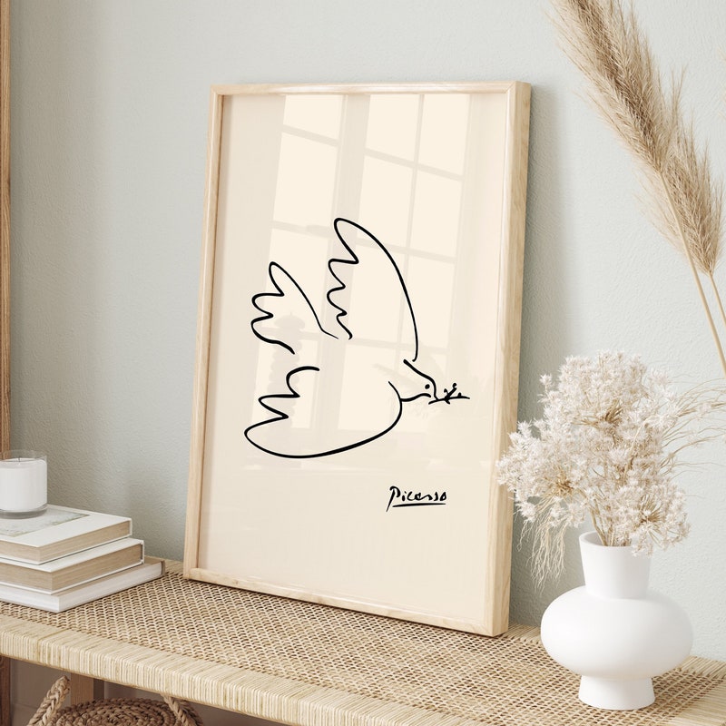 Picasso Dove Art Print - Etsy