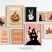 Halloween Printable Gallery Wall Art Bundle, Halloween Poster Set, Home ...