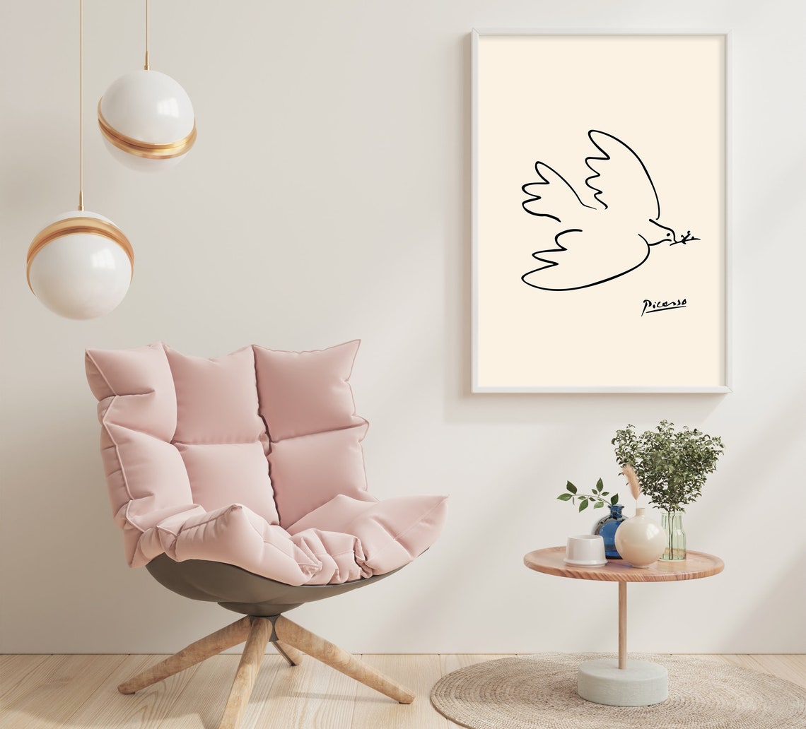 Picasso Dove of Peace Print Picasso Bird Poster Picasso Art - Etsy