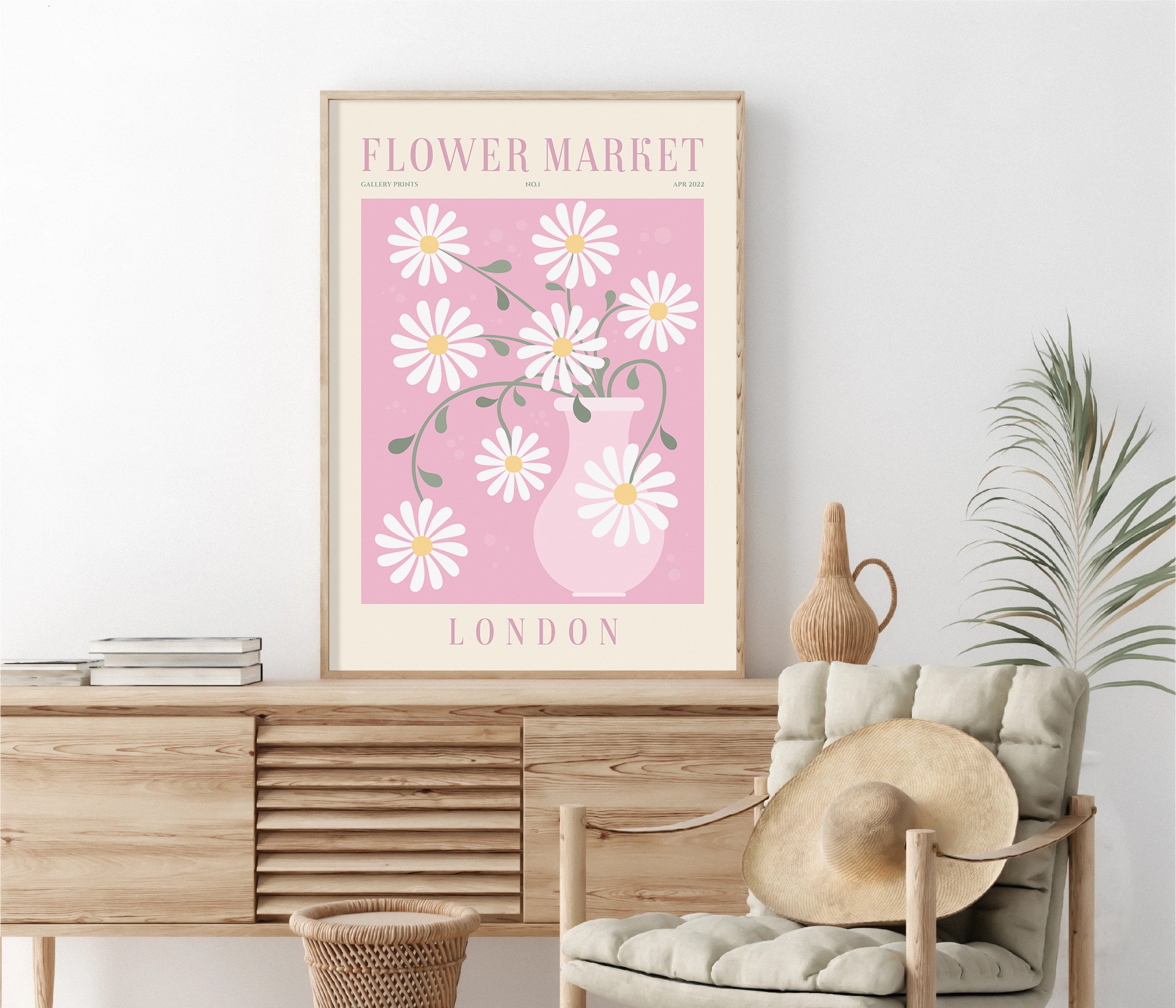 Flower Market Aesthetic Poster Flower Market London Flower - Etsy