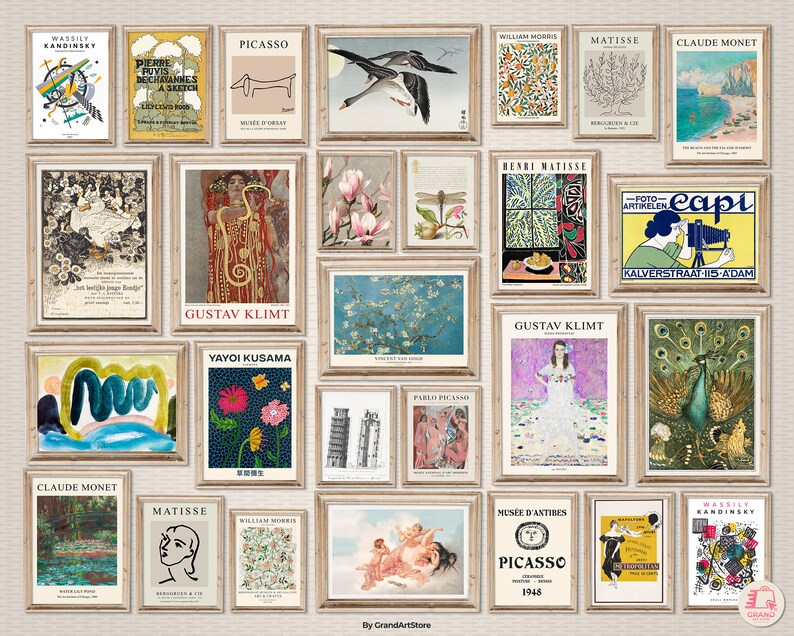 150 Eclectic Mega Bundle Gallery Wall Set, Printable Eclectic Wall Art ...