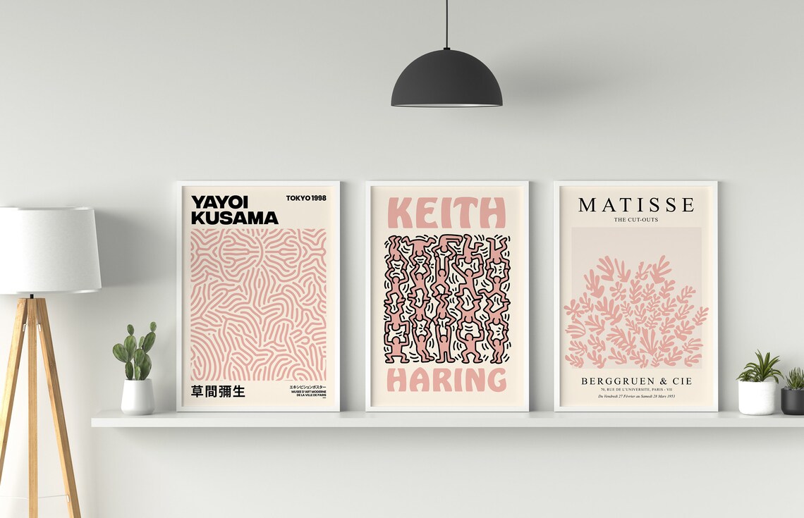 Exhibition Print Set Gallery Wall Set 3 Piece Wall Art - Etsy