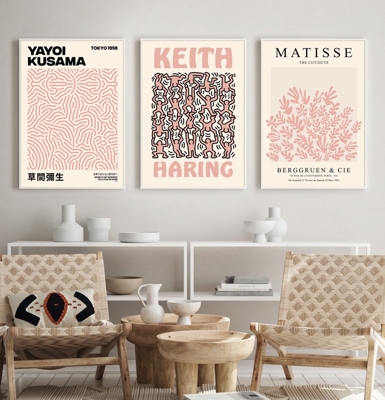 Exhibition Print Set Gallery Wall Set 3 Piece Wall Art - Etsy