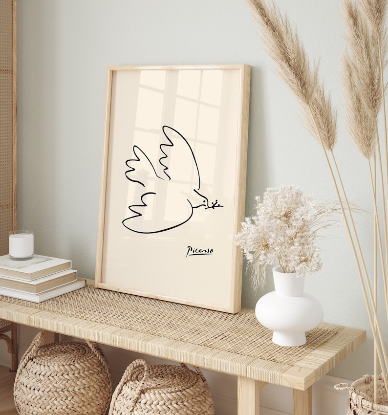 Picasso Dove of Peace Print, Picasso Bird Poster, Picasso Art Prints ...