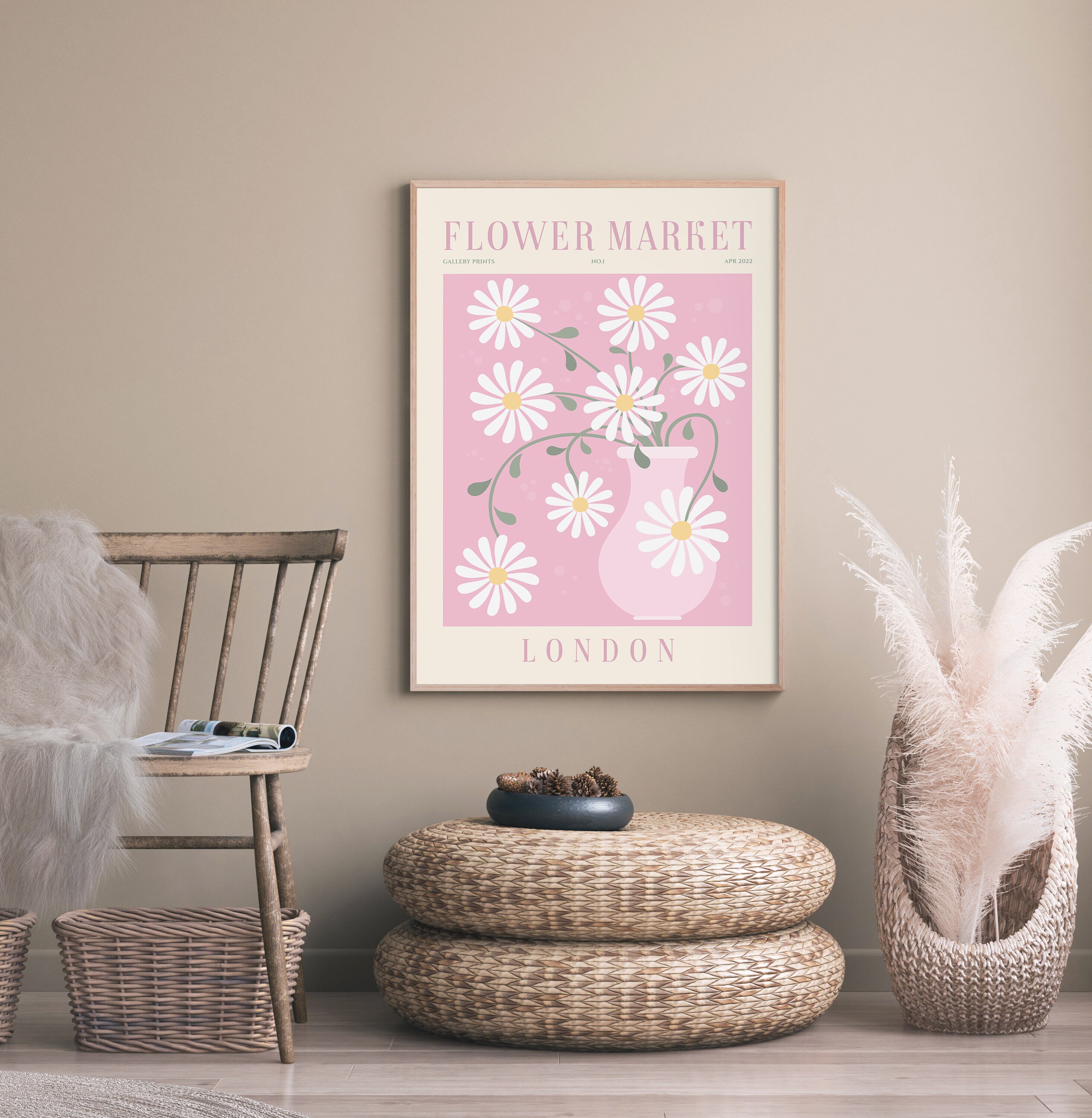 Flower Market Aesthetic Poster Flower Market London Flower - Etsy