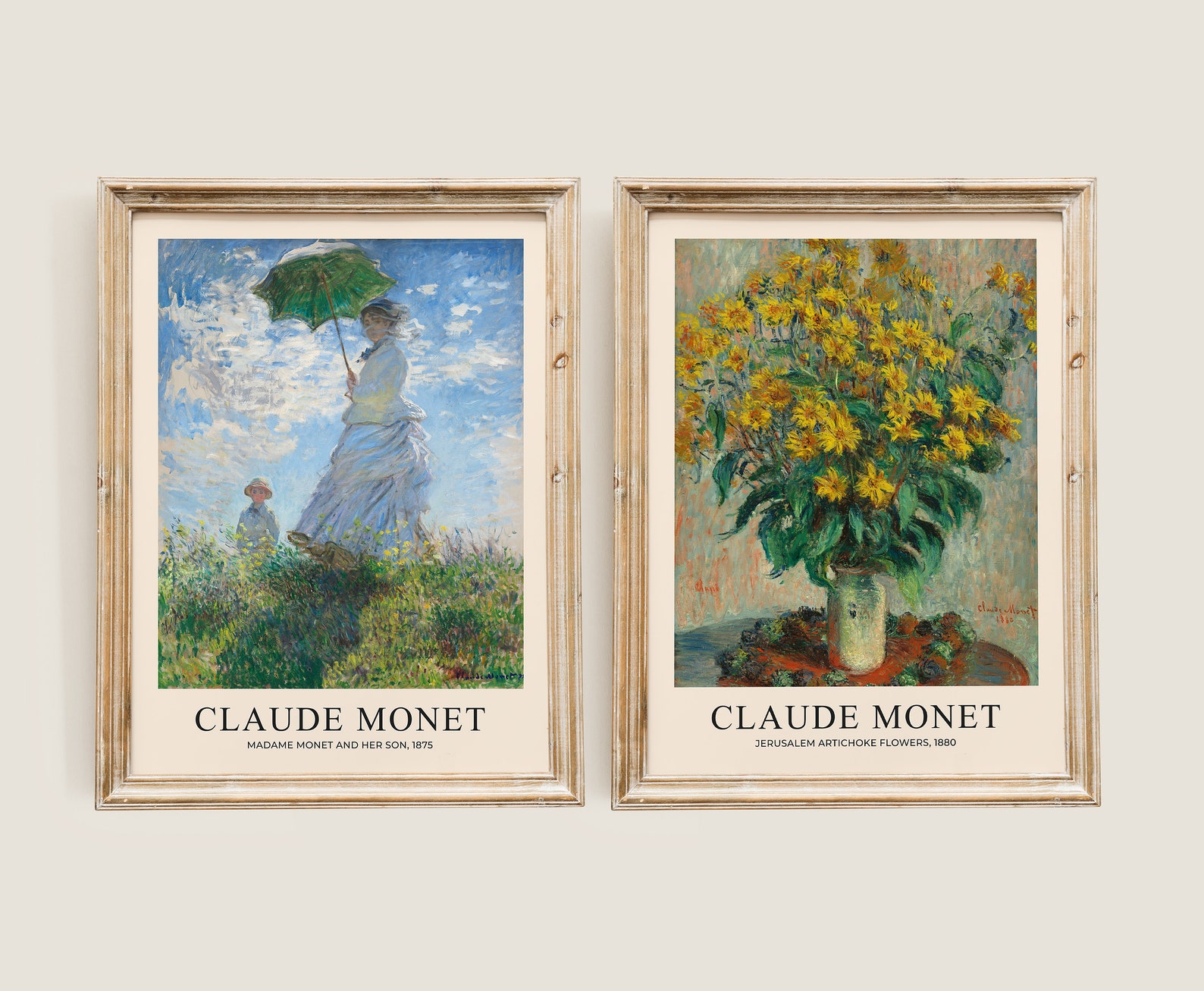 Claude Monet Print Set of 12, Monet Exhibition Poster, Printable Wall ...